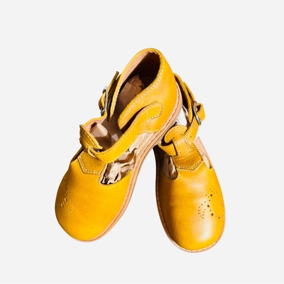 Mikoleon | Shoes | Mikoleon Leather Camperas Mustard Kids | Poshmark